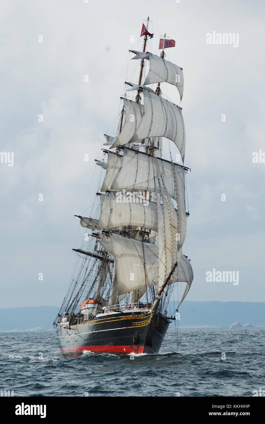 The Stad Amsterdam is a modern tall ship, known for its impressive ...