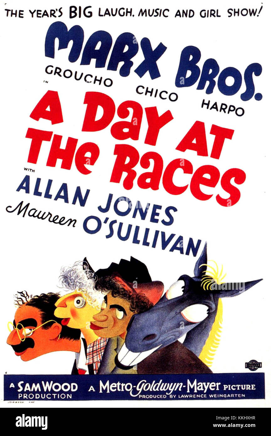 A day at the races poster hi-res stock photography and images - Alamy