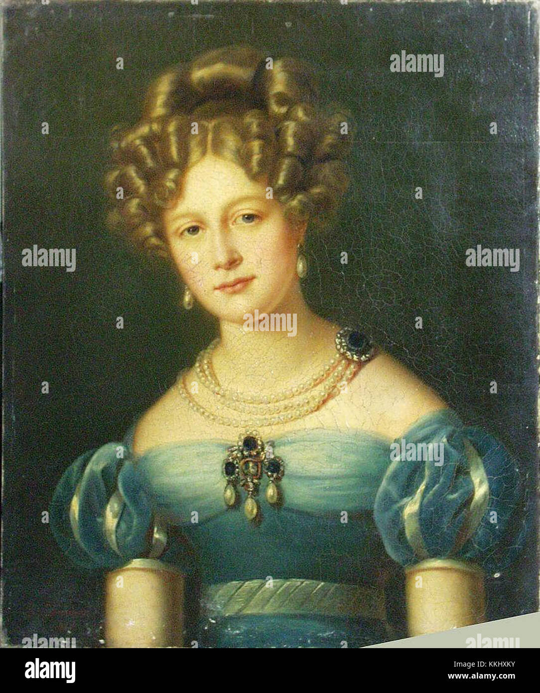 'Elena Pavlovna' is a portrait painted by S. Sheradam in 1824, housed at the Hermitage Museum in ...