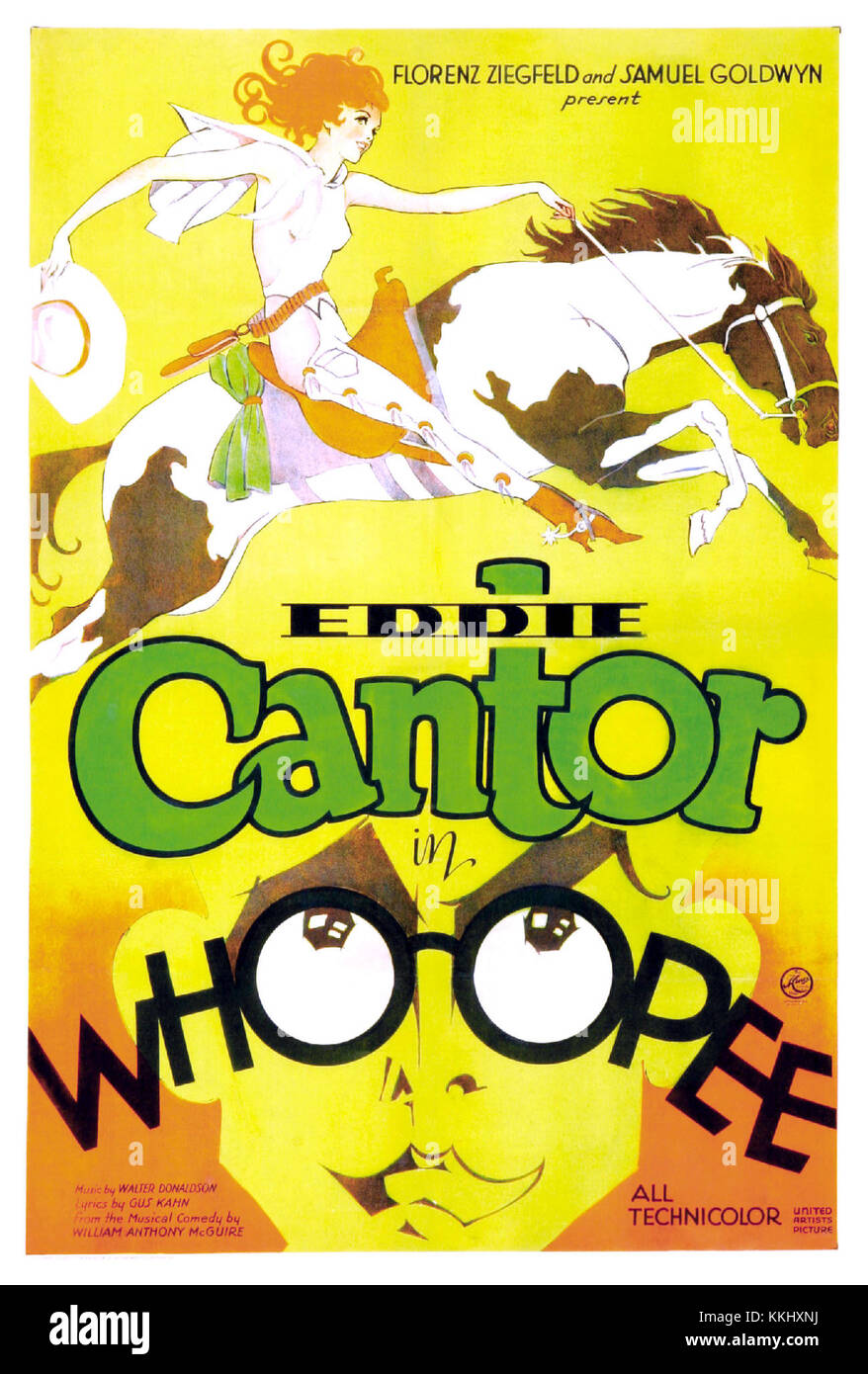 The 'Whoopee' poster is a promotional material for the 1928 Broadway ...