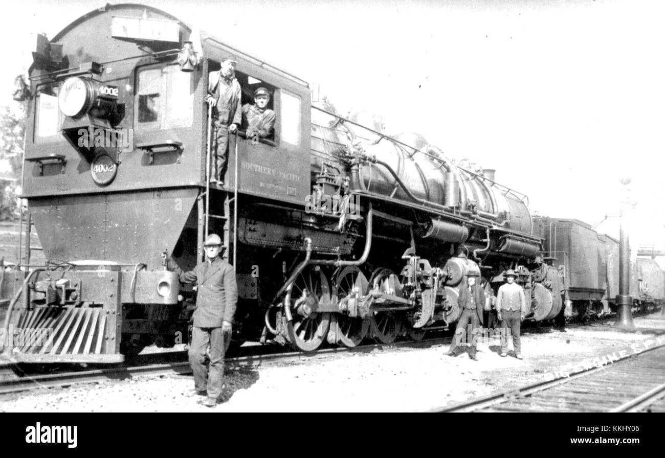 Southern pacific locomotive Black and White Stock Photos & Images - Alamy