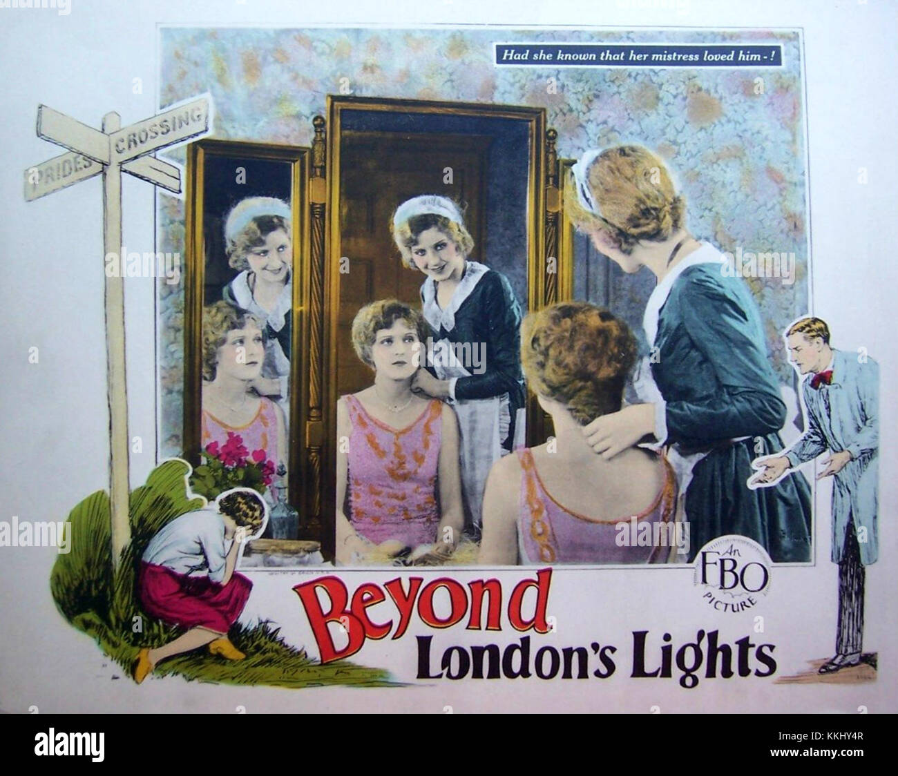 Beyond London's Lights lobby card Stock Photo - Alamy