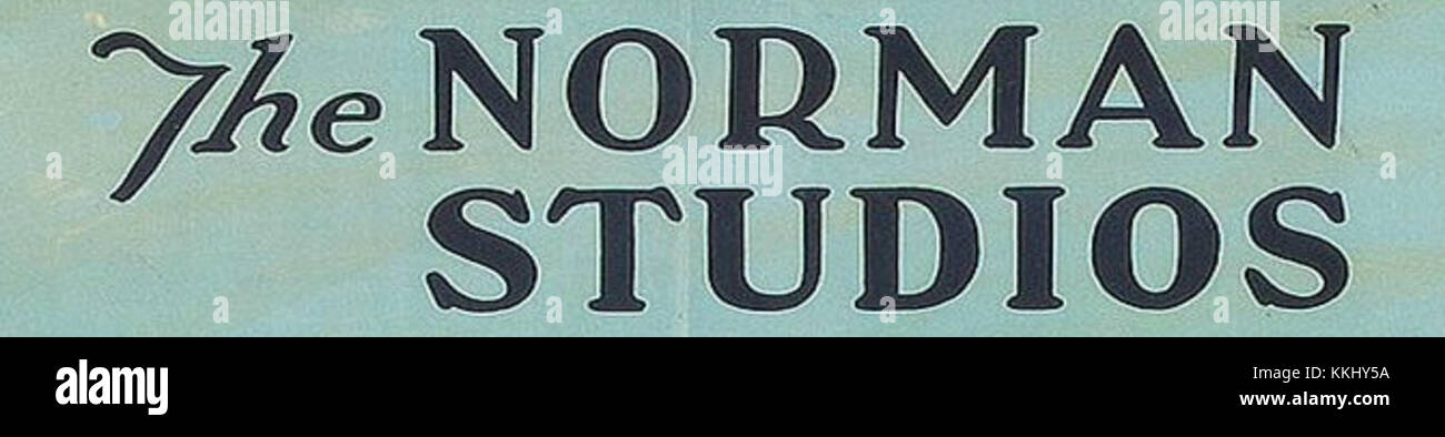 The Norman Studios logo from 1926 represents the early branding of one ...