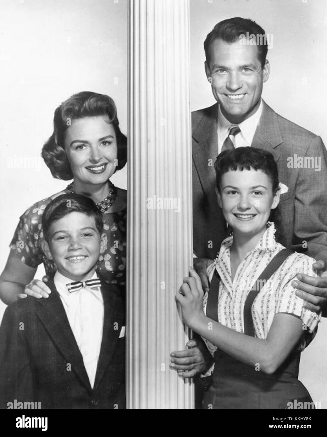 The cast of the popular 1958 television series 'The Donna Reed Show ...