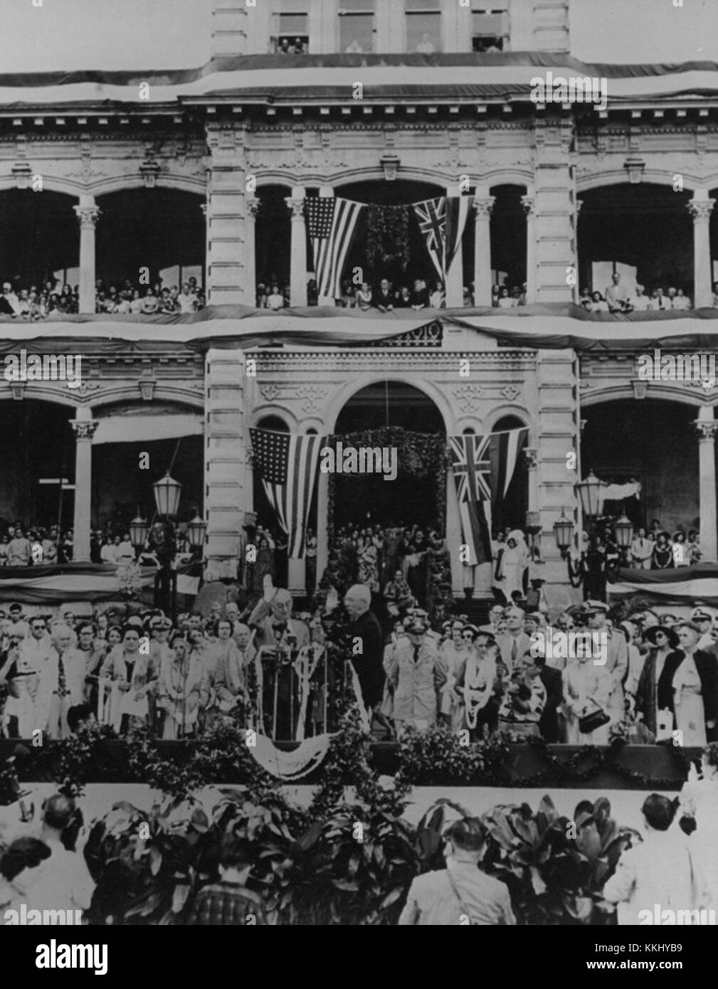 The gubernatorial inauguration of Samuel Wilder King took place in ...