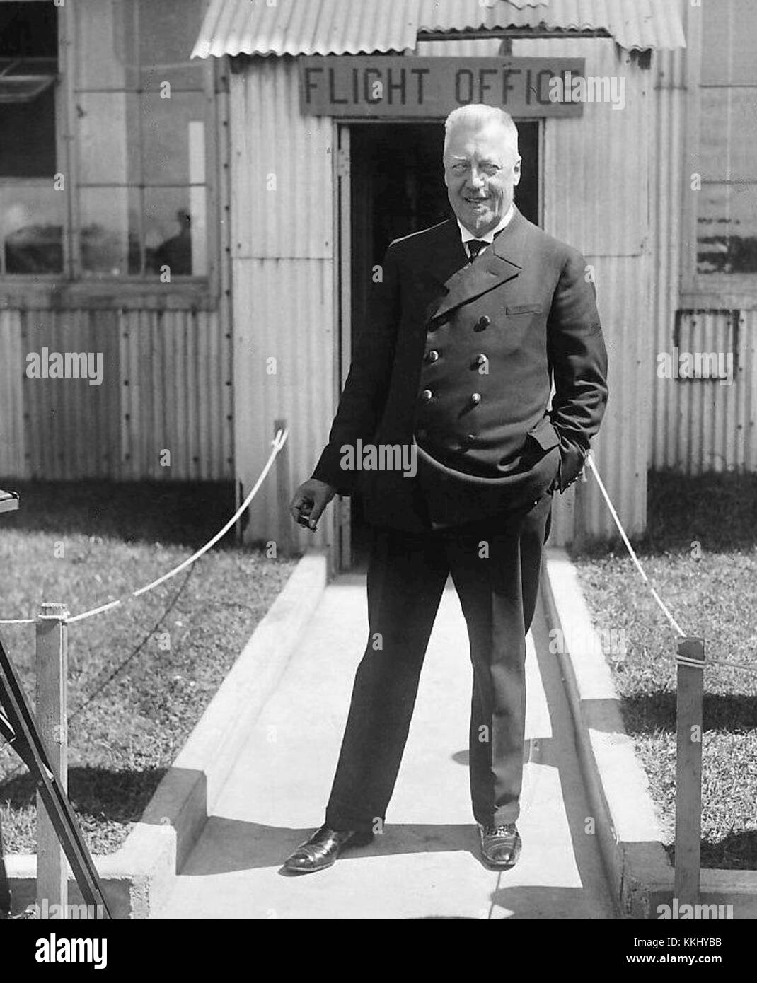 Hugo Eckener, commander of the Graf Zeppelin in 1929, led the airship on its notable expeditions ...