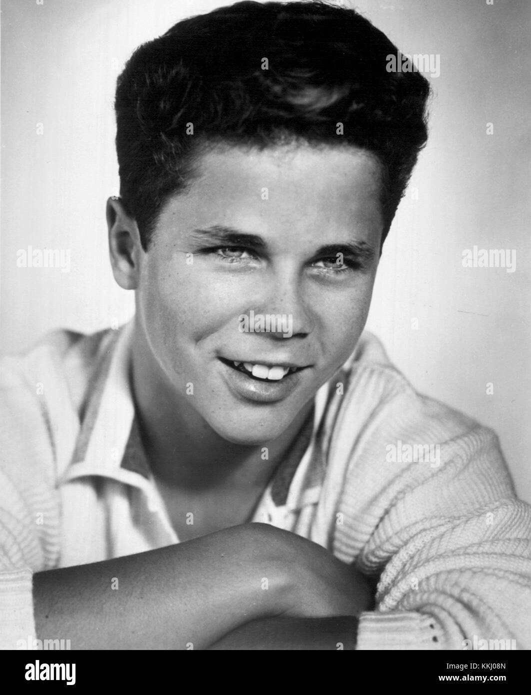 This photograph from 1958 features Tony Dow, an American actor known ...