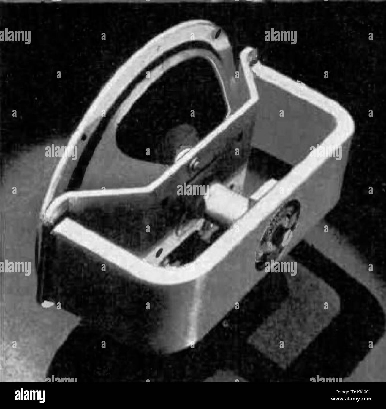 Photograph of an early permanent magnet speaker from 1933, showcasing ...