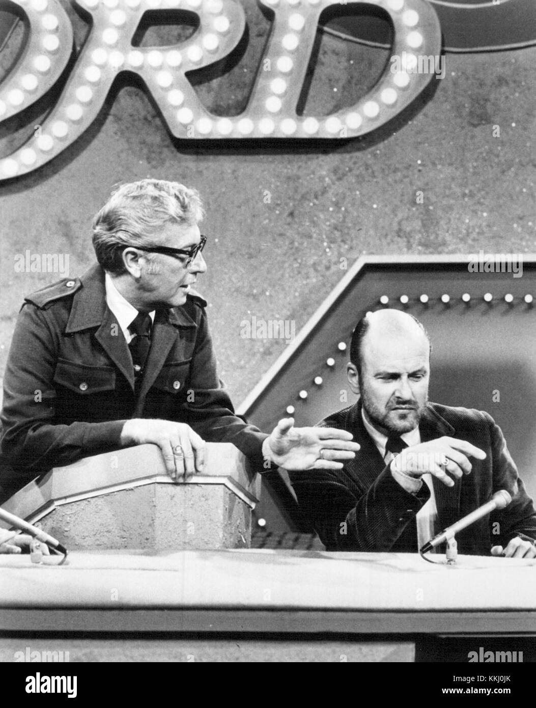 Allen Ludden and Werner Klemperer appeared on the popular television ...