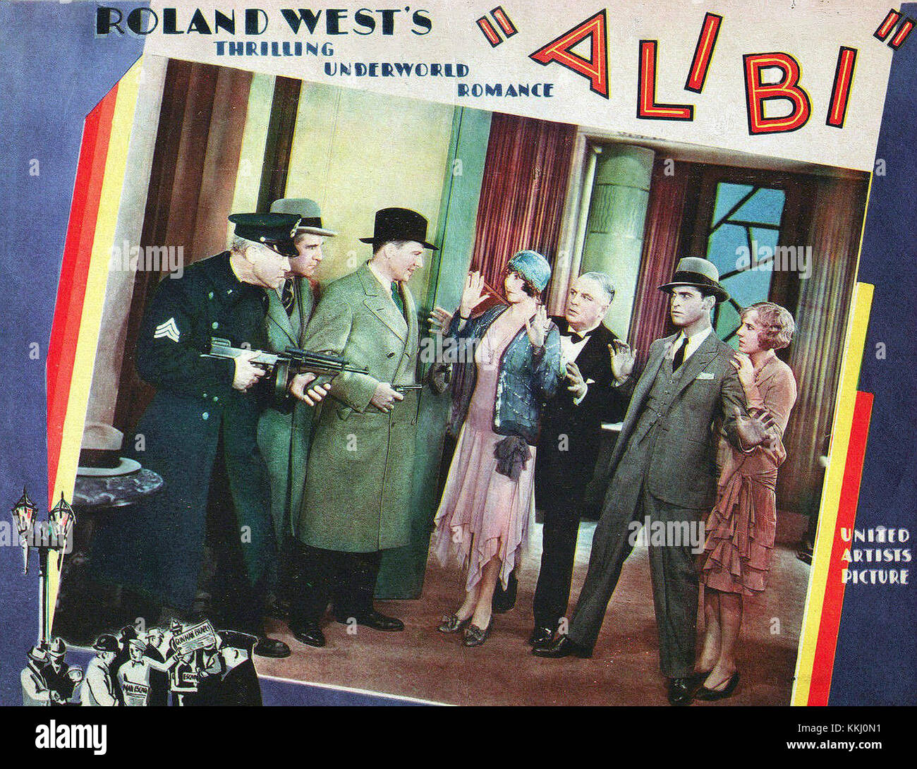 Alibi lobby card Stock Photo - Alamy