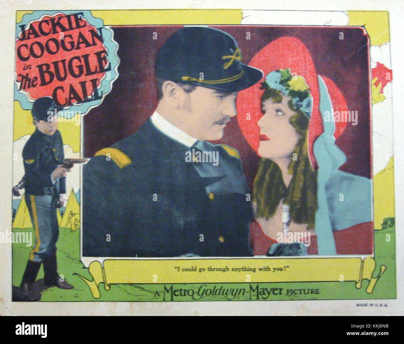 The Bugle Call lobby card is a promotional item from a classic film ...