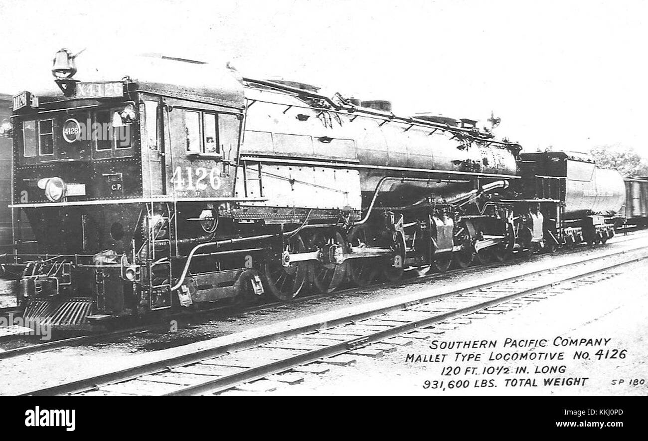 Southern pacific locomotive Black and White Stock Photos & Images - Alamy