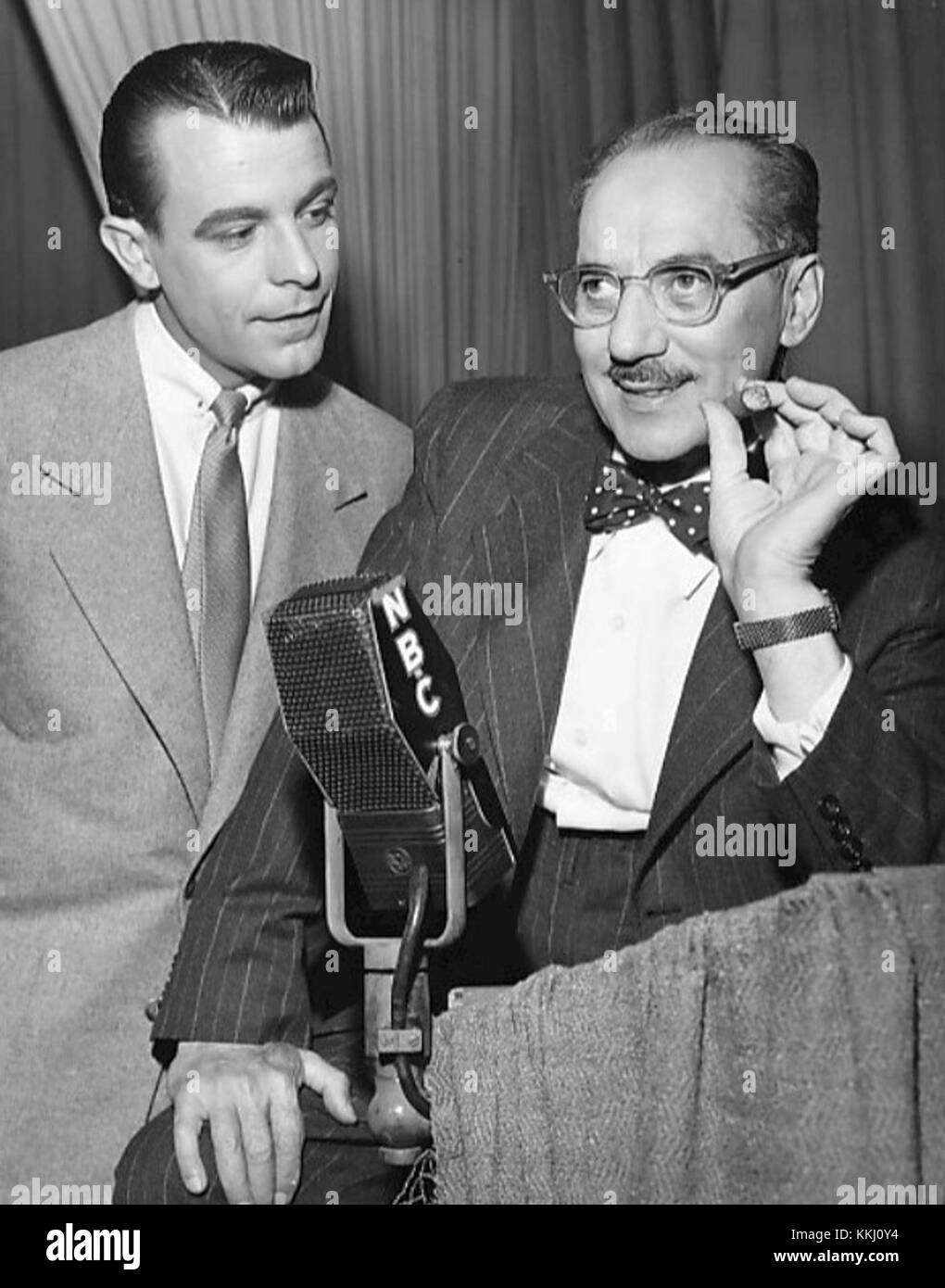 George Fenneman and Groucho Marx were key figures on the popular ...