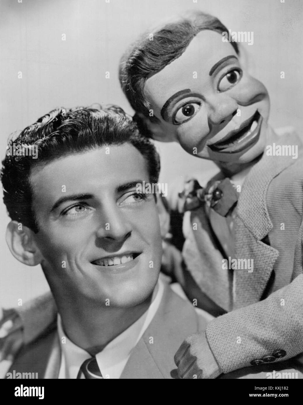 A photograph from around 1950 featuring ventriloquist Paul Winchell and ...