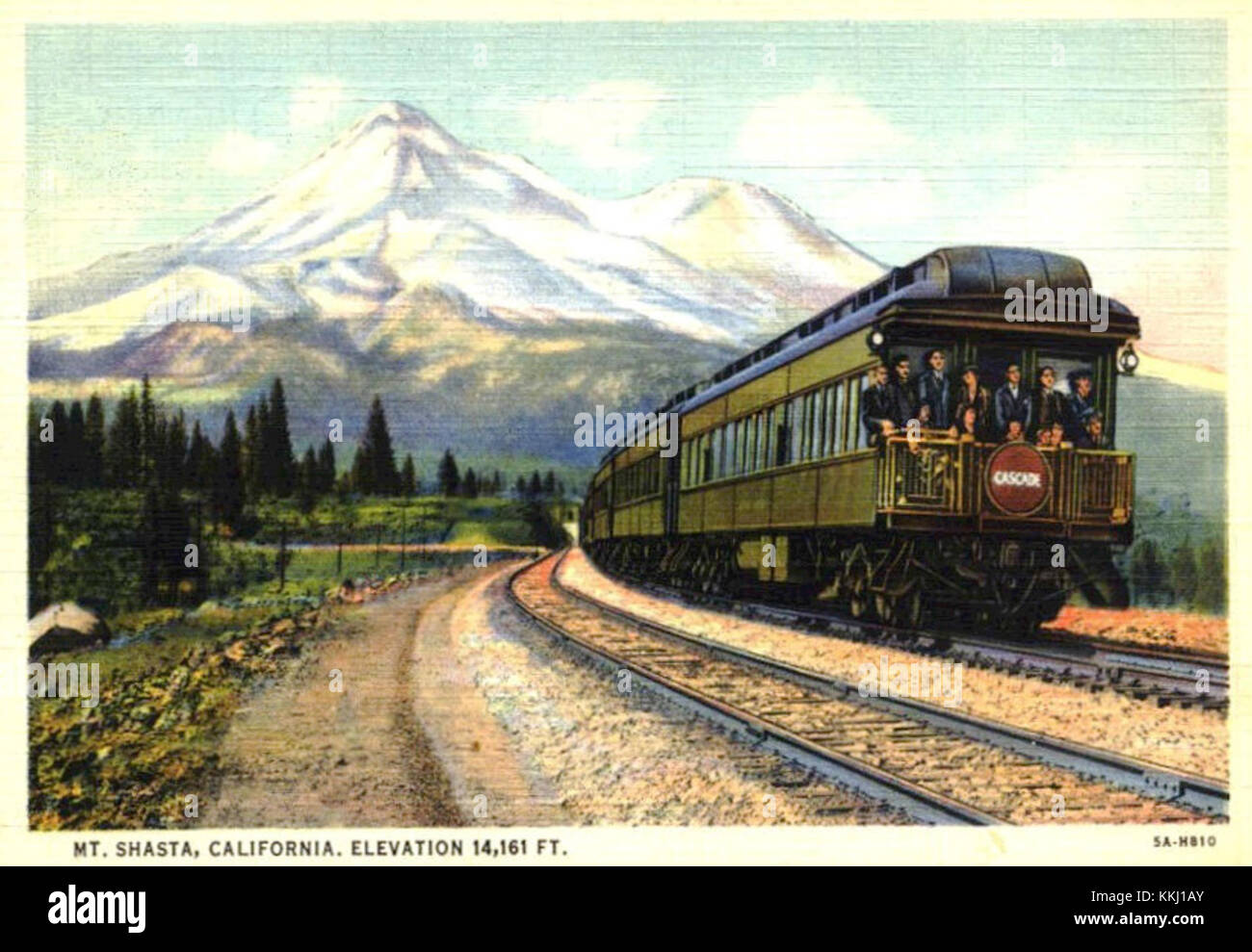 The Southern Pacific Cascade was a significant passenger train route ...
