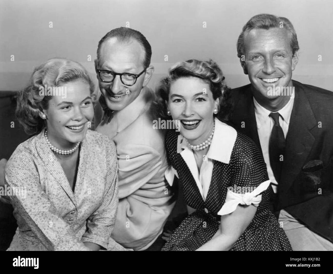 The cast of *Robert Montgomery Presents*, a popular anthology series ...