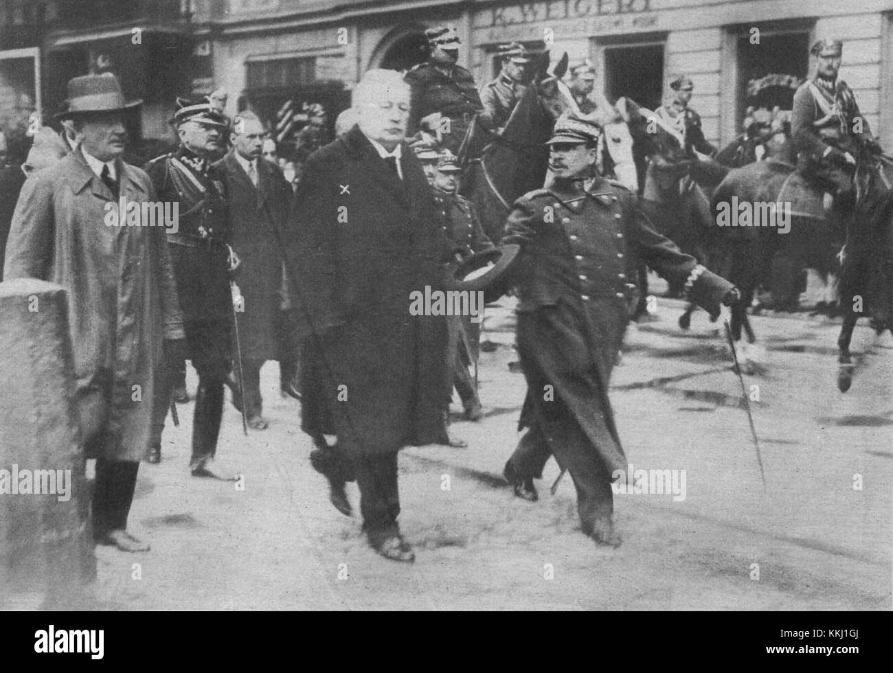 A historical image from Poznań, Poland, taken in 1926, depicting events ...