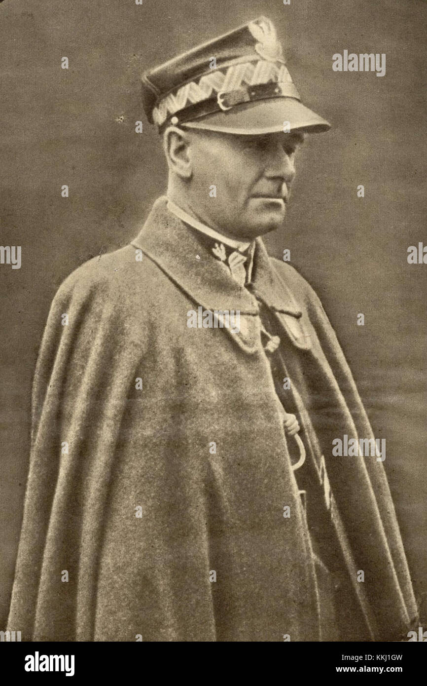 Edward Rydz Smigly November 1936 Stock Photo - Alamy