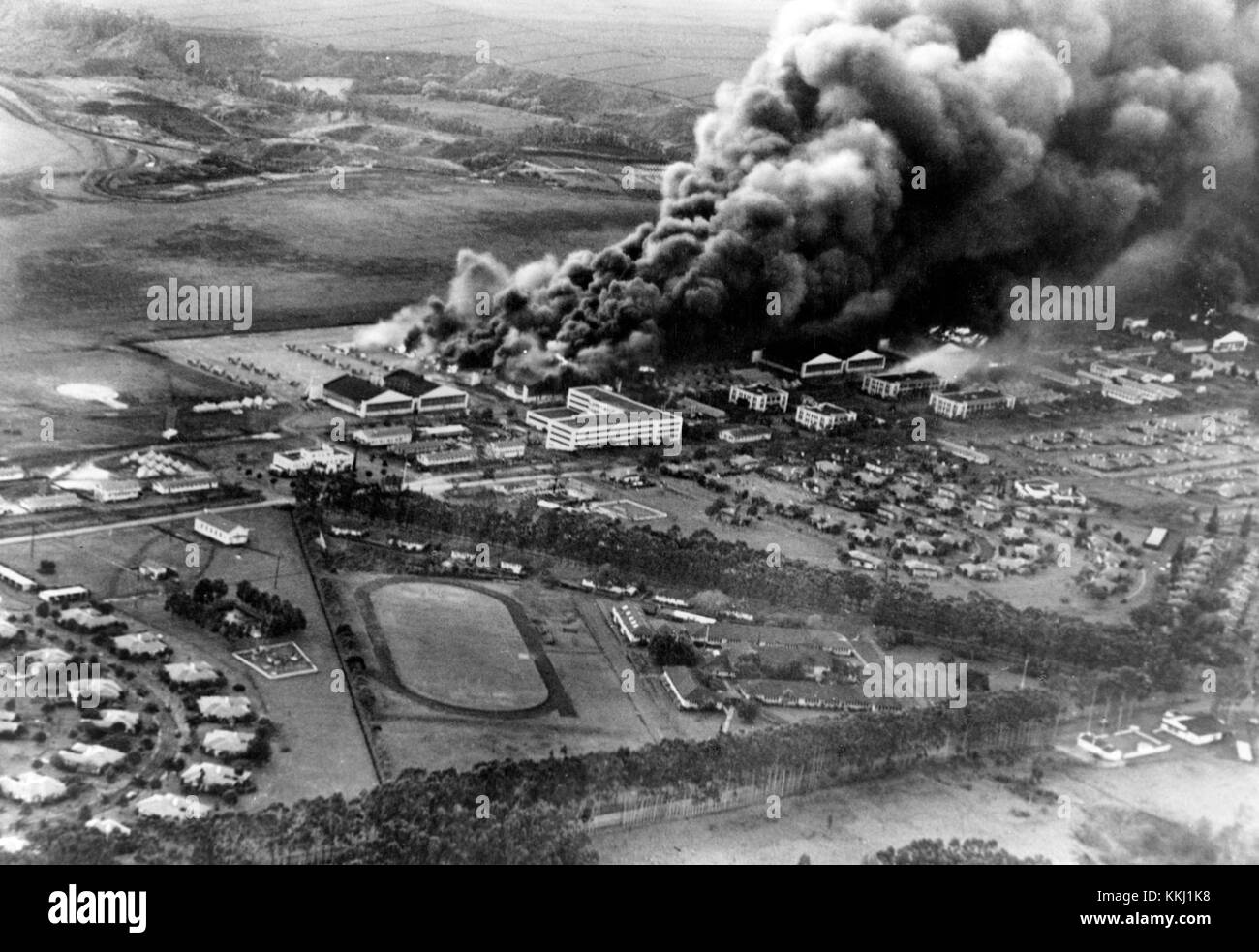 Wheeler Field, located in Hawaii, was attacked during the Japanese ...