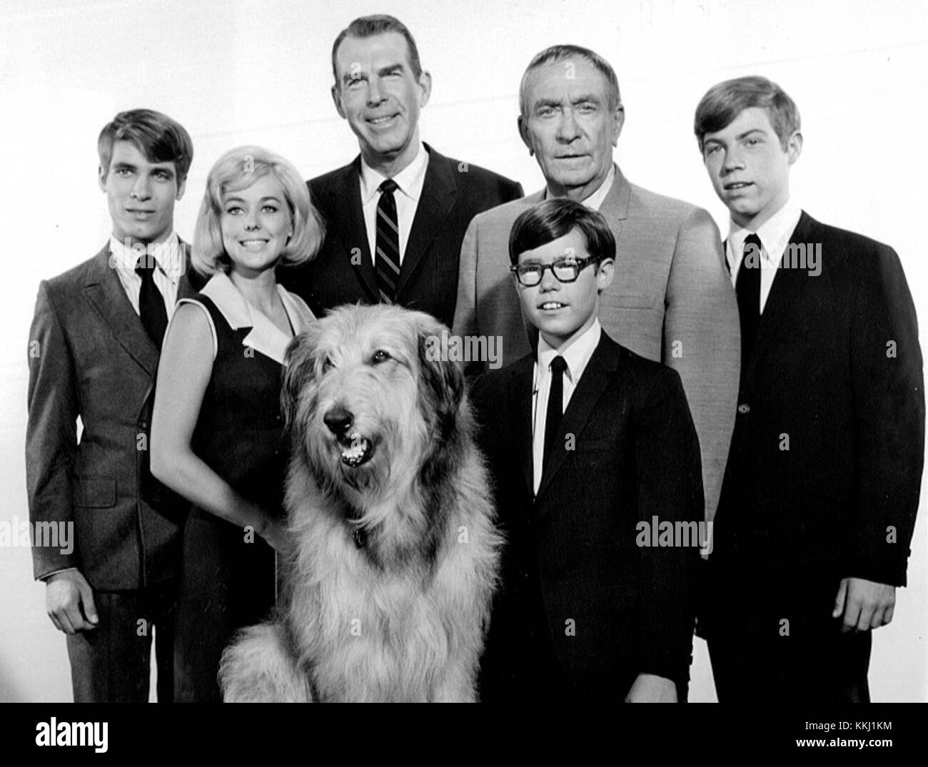 A cast photo from the 1967 American television series *My Three Sons ...