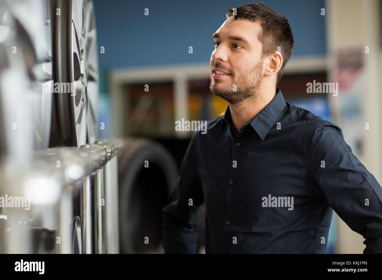 Happy customer car repair hi-res stock photography and images - Alamy