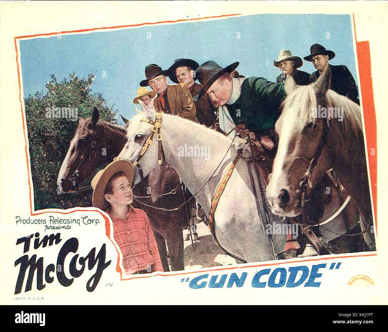 Gun Code lobby card Stock Photo - Alamy