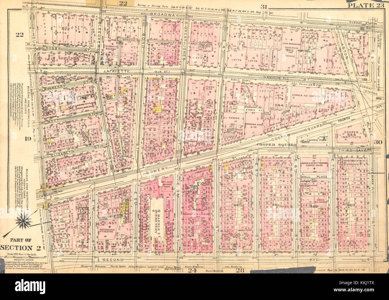 Bromley Manhattan Plate 023, published in 1925, is a significant ...