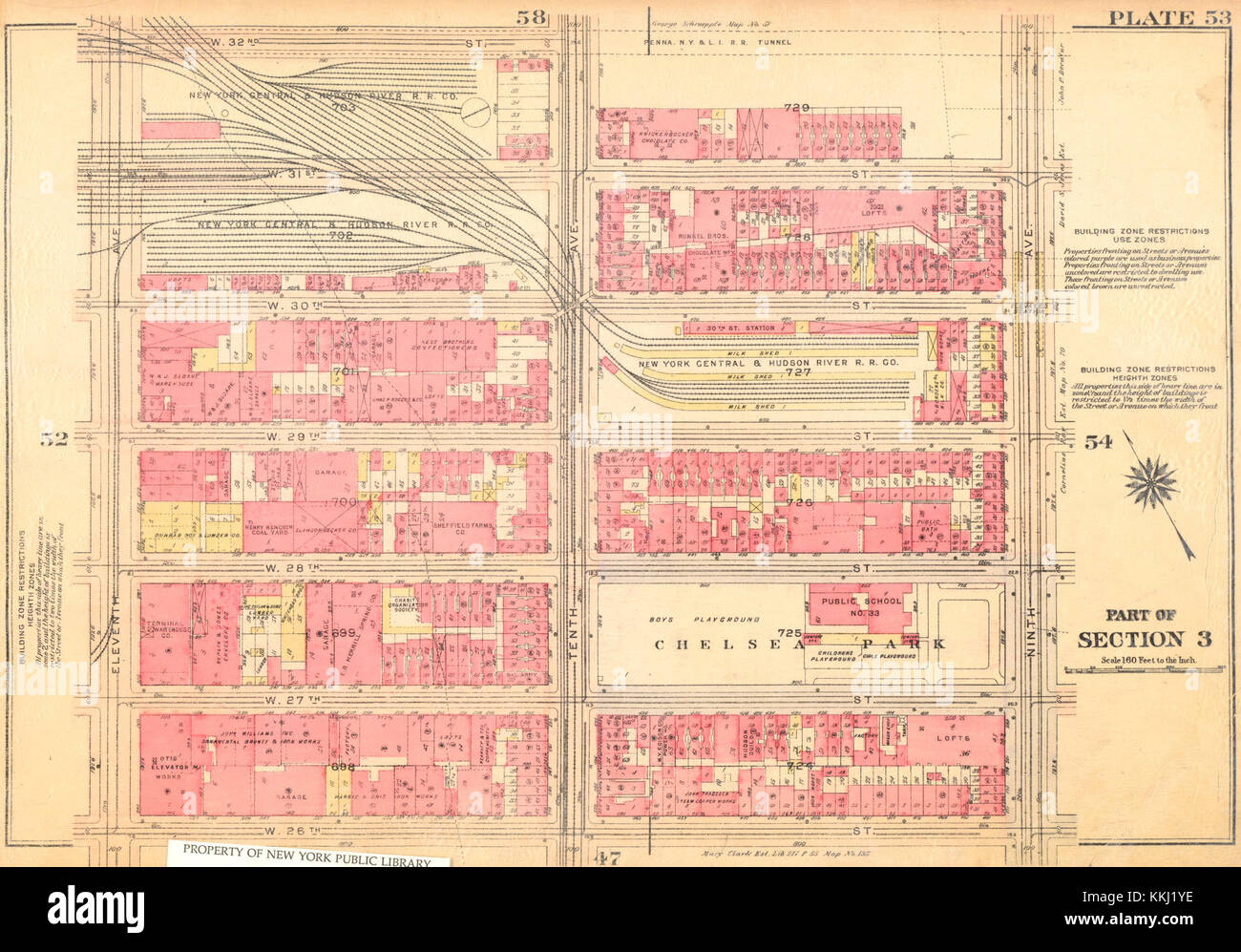 The Bromley Manhattan Plate 053, published in 1925, is a piece of early ...