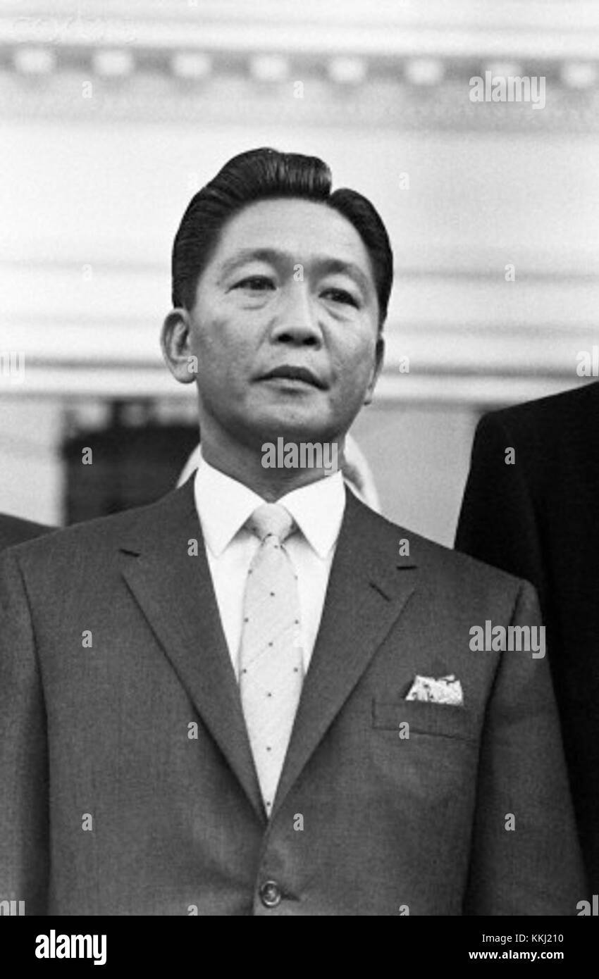 A historical image of Ferdinand Marcos, the former president of the ...