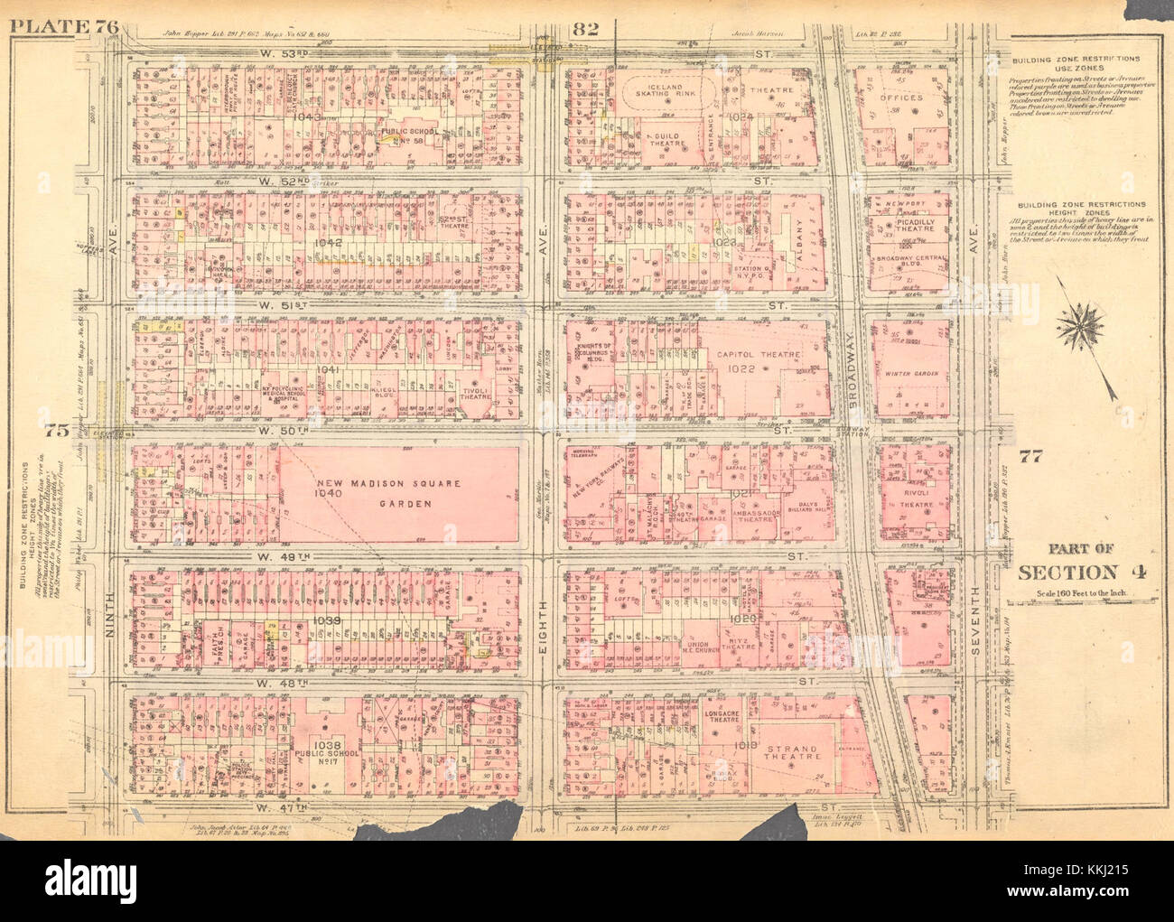 Bromley Manhattan Plate 076, published in 1925, is a collectible ...