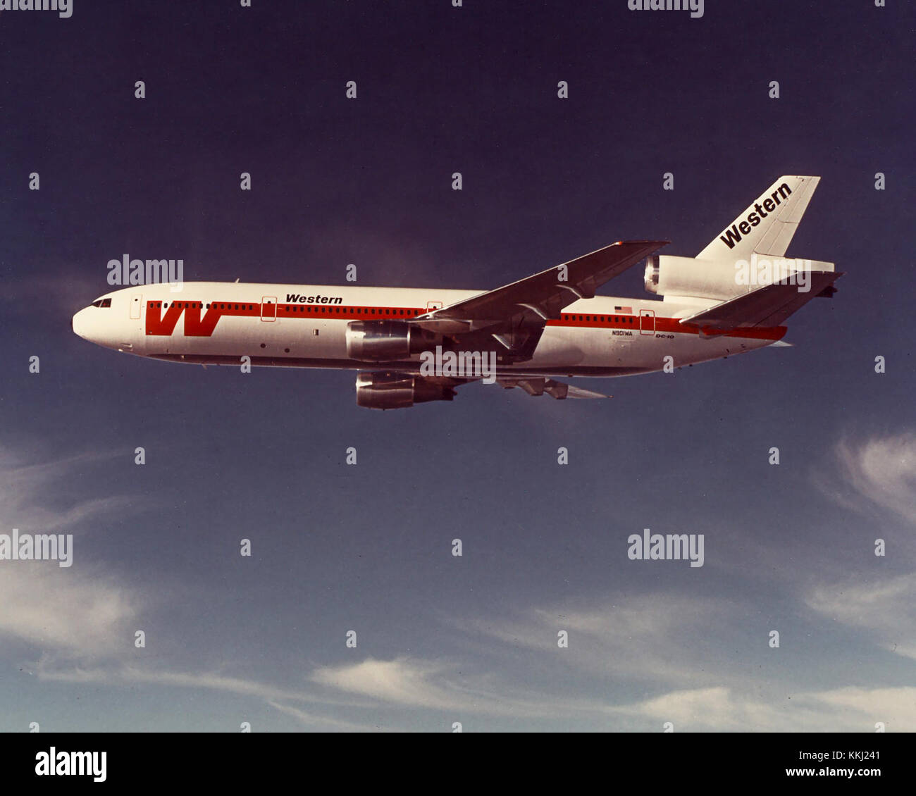 The Western DC-10 was a wide-body, three-engine jet airliner produced ...