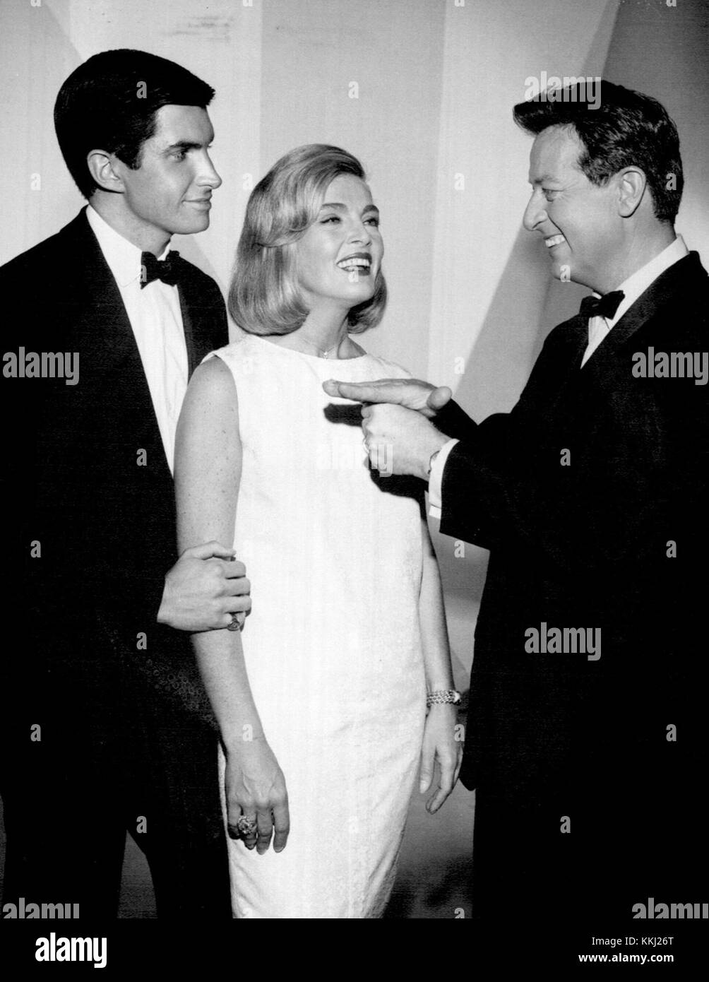 George Hamilton Lisabeth Scott Stump the Stars 1963 Stock Photo - Alamy