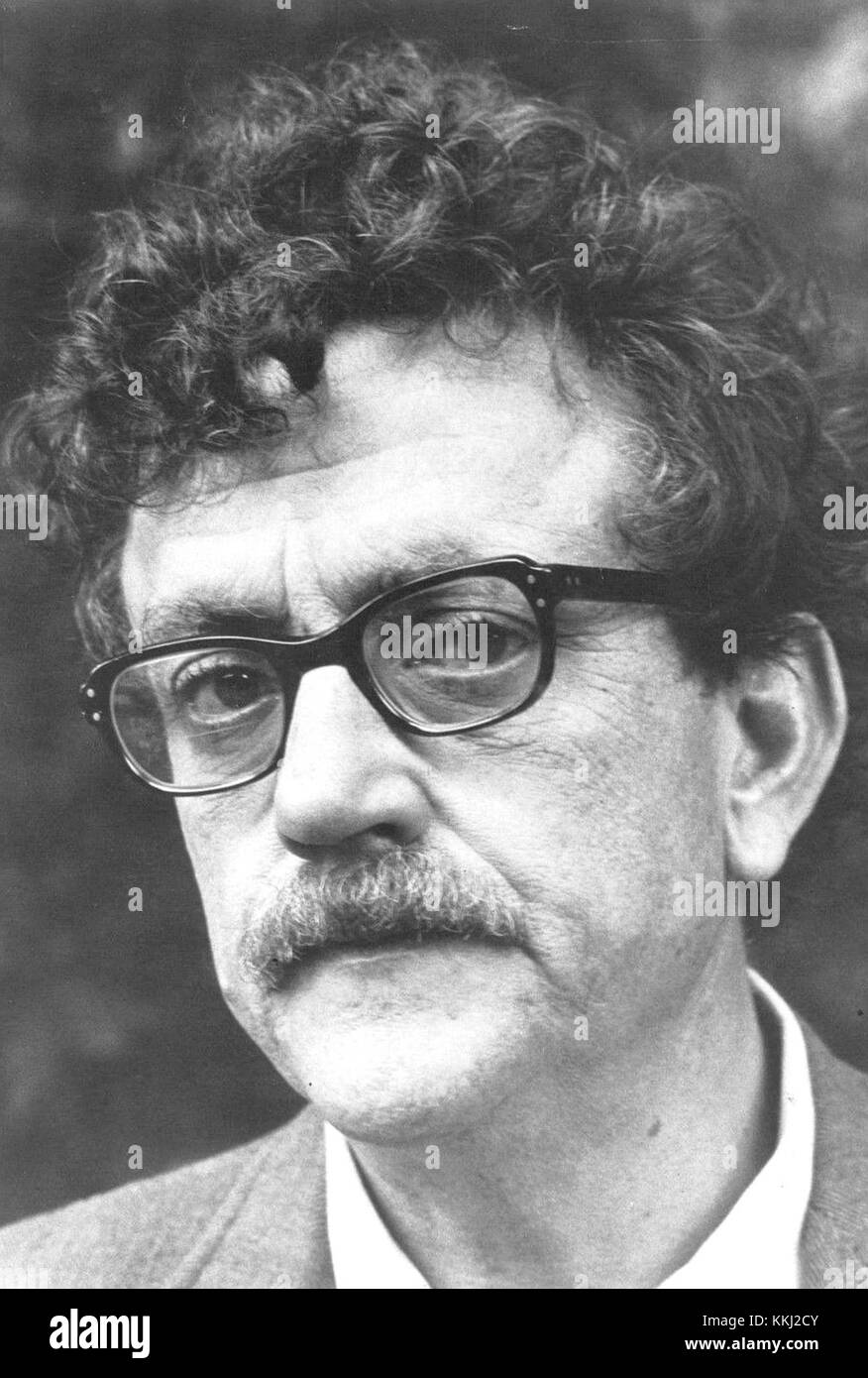 Kurt Vonnegut, the American writer known for his satirical and science ...