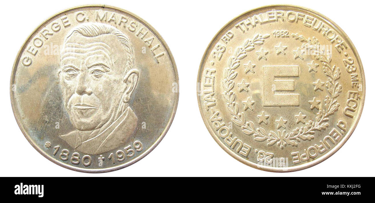 The Medal of George Marshall, awarded in 1982, honors the legacy of ...