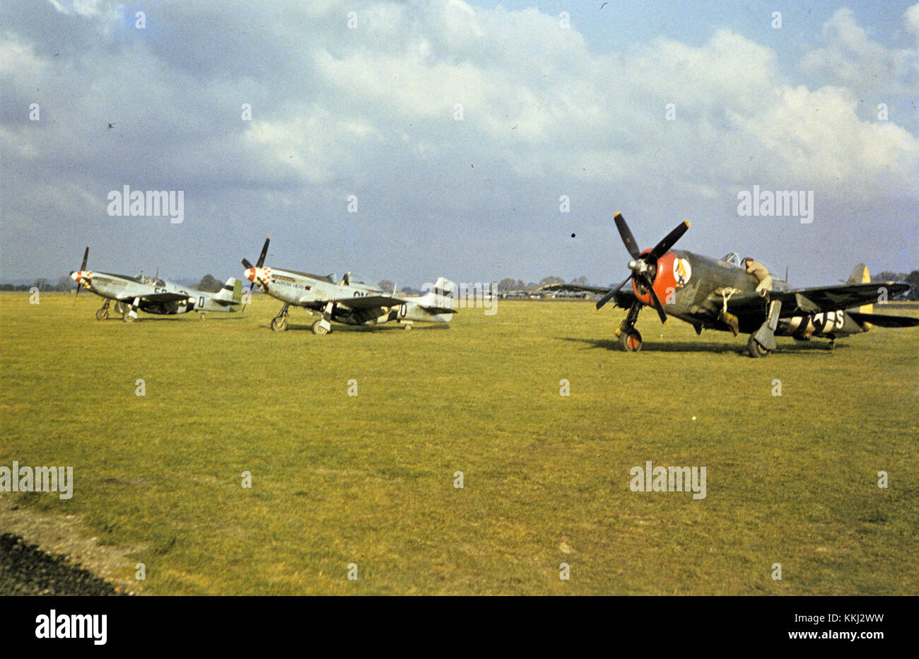RAF Fowlmere - Flightline Stock Photo - Alamy