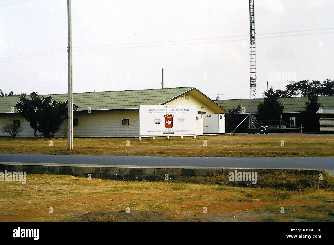 Korat RTAFB - American Forces Thailand Network (AFTN) Building - Color ...