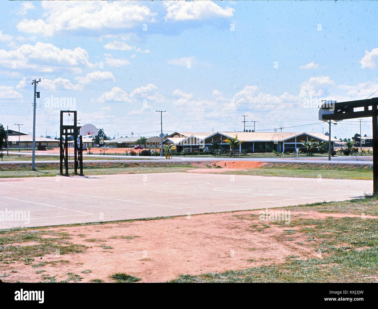 Camp Friendship features a basketball court and a mess hall, offering ...