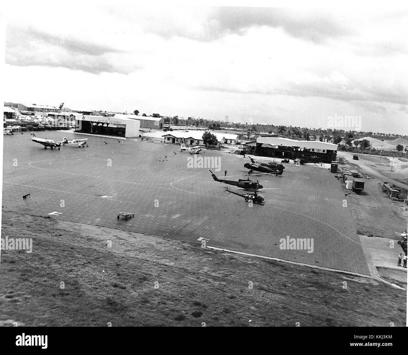 The parking ramp at Korat RTAFB (Royal Thai Air Force Base), home to ...