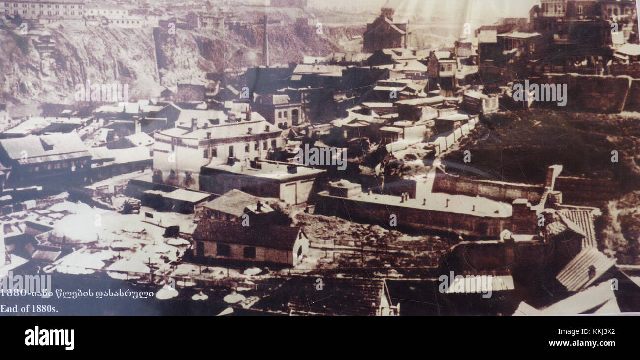 This image represents Tbilisi, Georgia, in the late 19th century ...