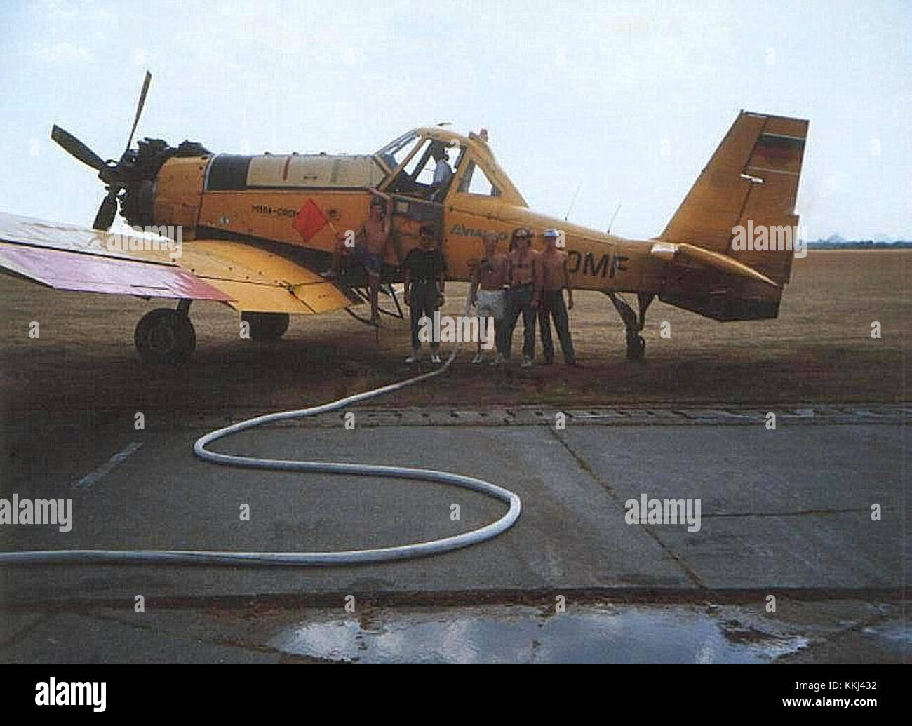 Airfield EPGL in Gliwice, Poland, with the 1992 date indicating a ...