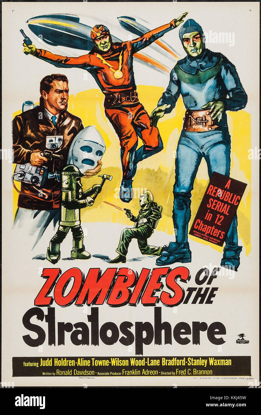 Zombies of the Stratosphere poster Stock Photo - Alamy