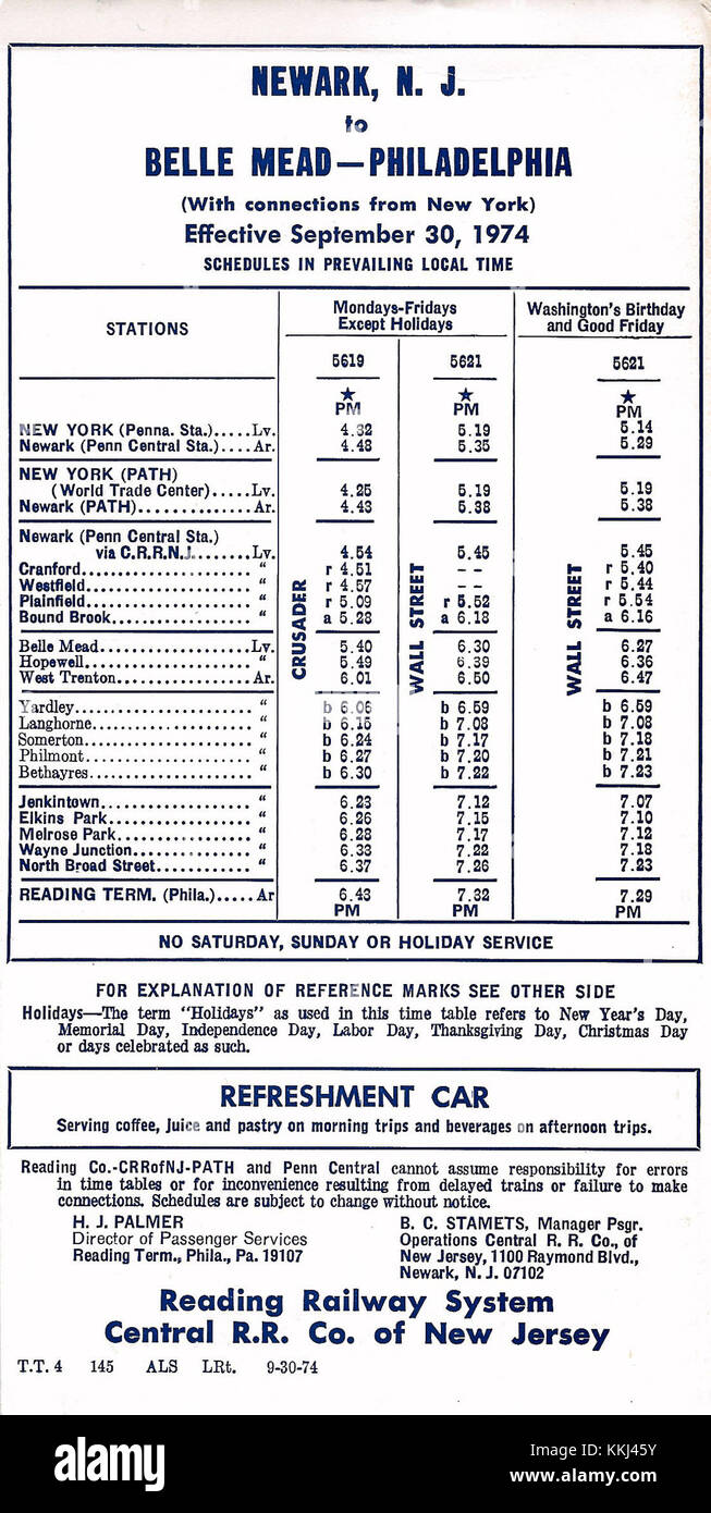 BELLE MEAD 19740930 Stock Photo - Alamy