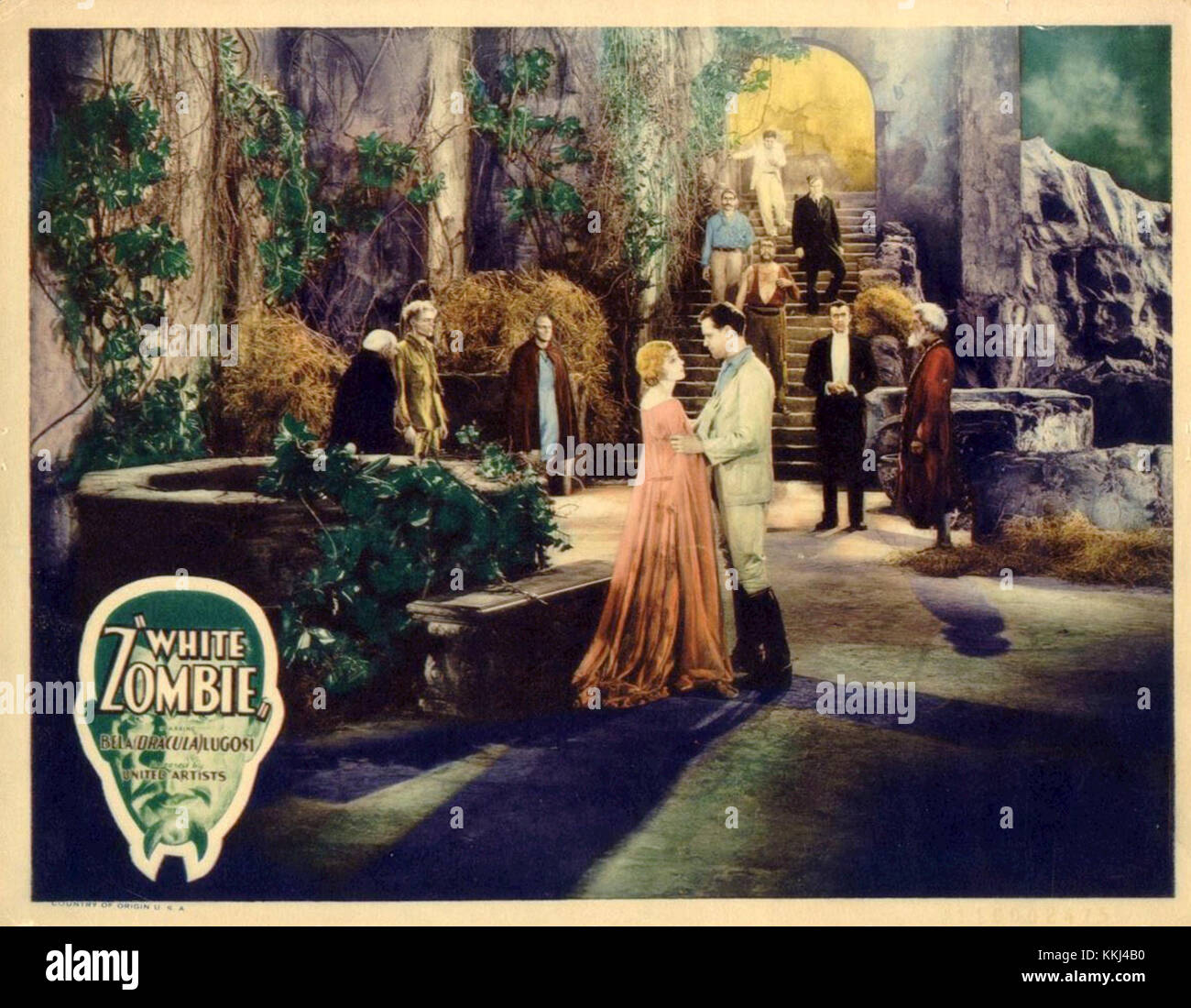 A vintage lobby card featuring promotional artwork for the 1932 film ...