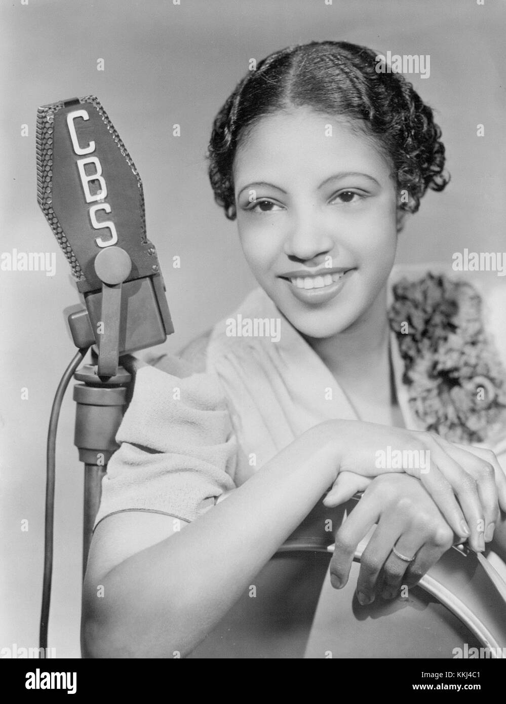 Maxine Sullivan, a prominent American jazz singer, is captured in this ...