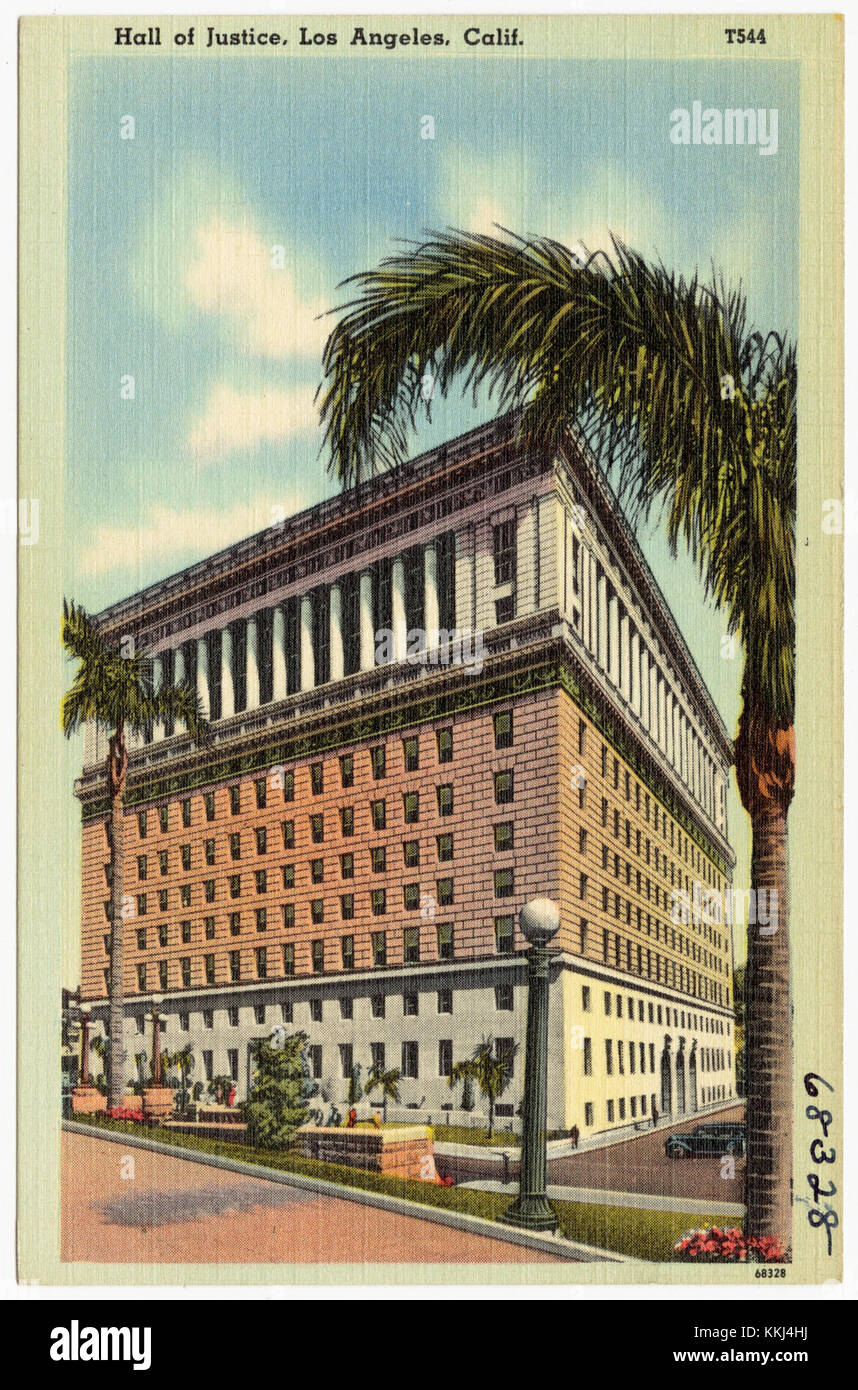 Hall of justice los angeles hi-res stock photography and images - Alamy