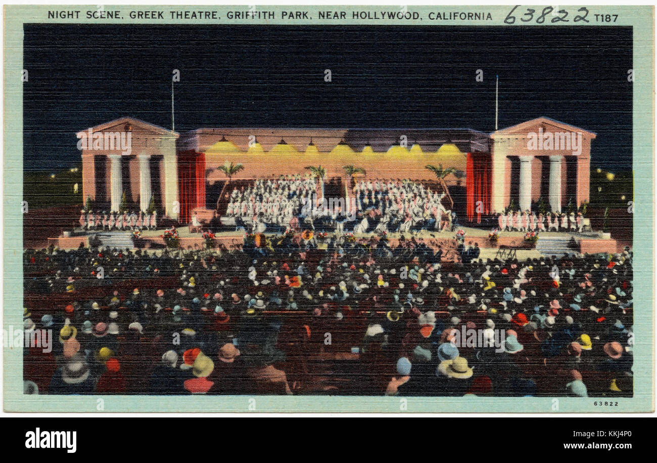 Greek theatre los angeles view hi-res stock photography and images - Alamy