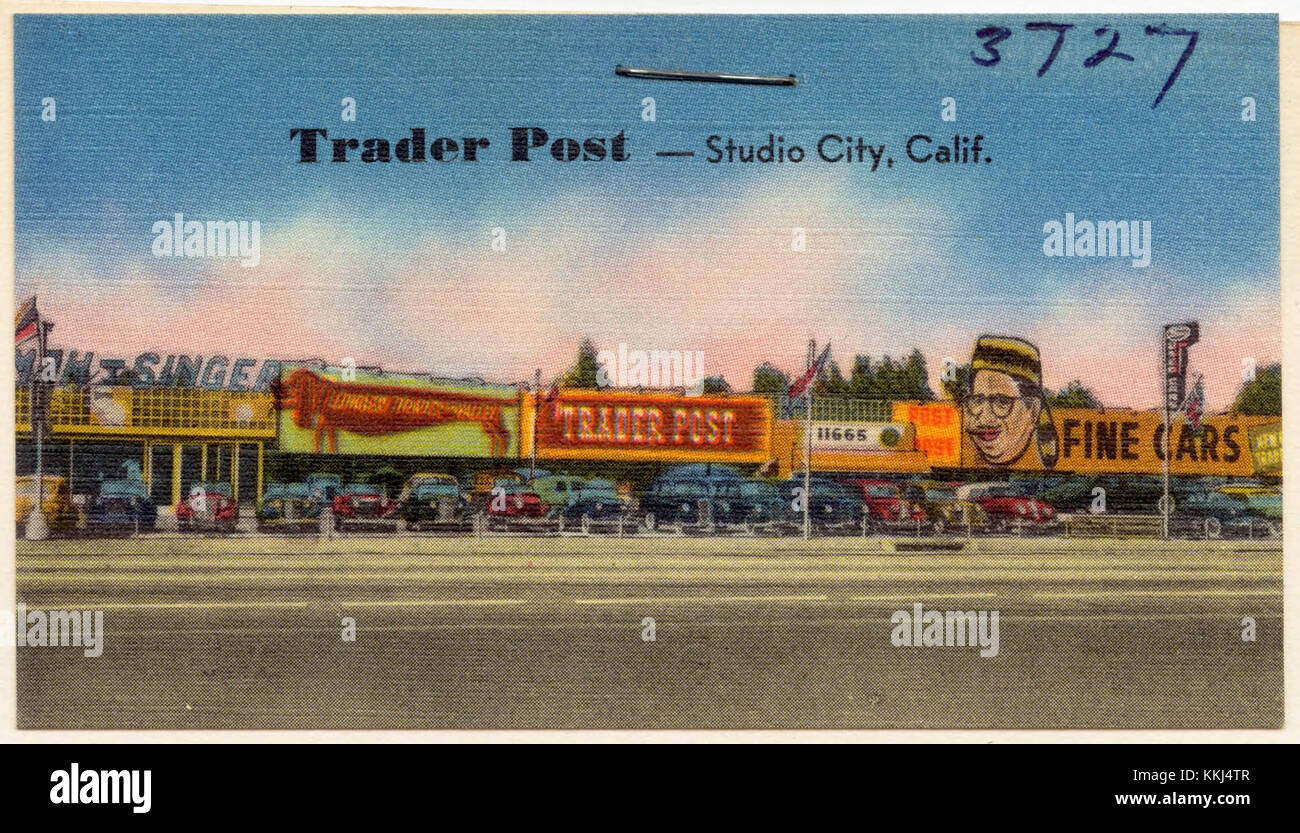 A historical image of Trader Post in Studio City, California ...