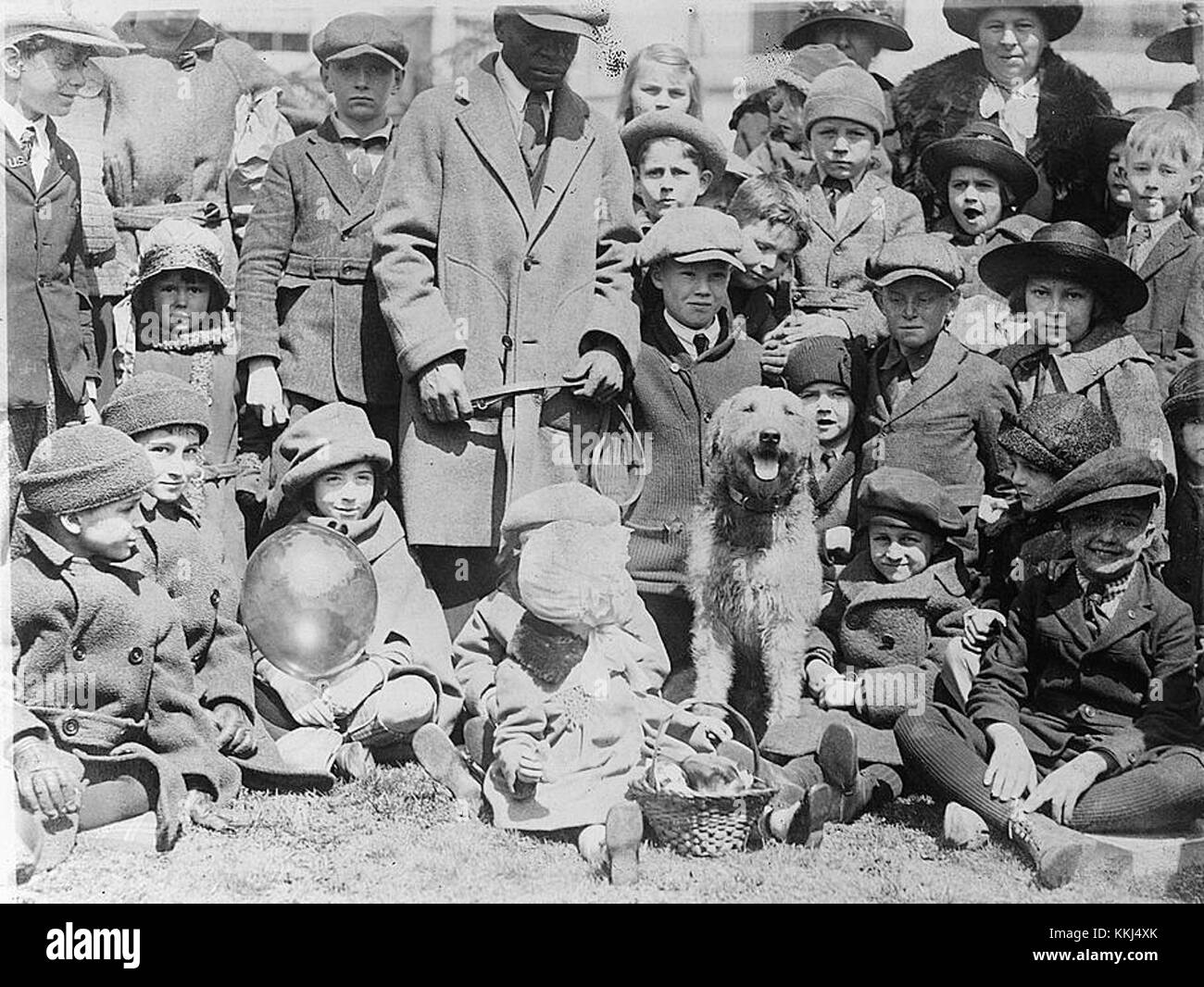 Laddie Boy, the beloved dog of U.S. President Warren G. Harding, is ...
