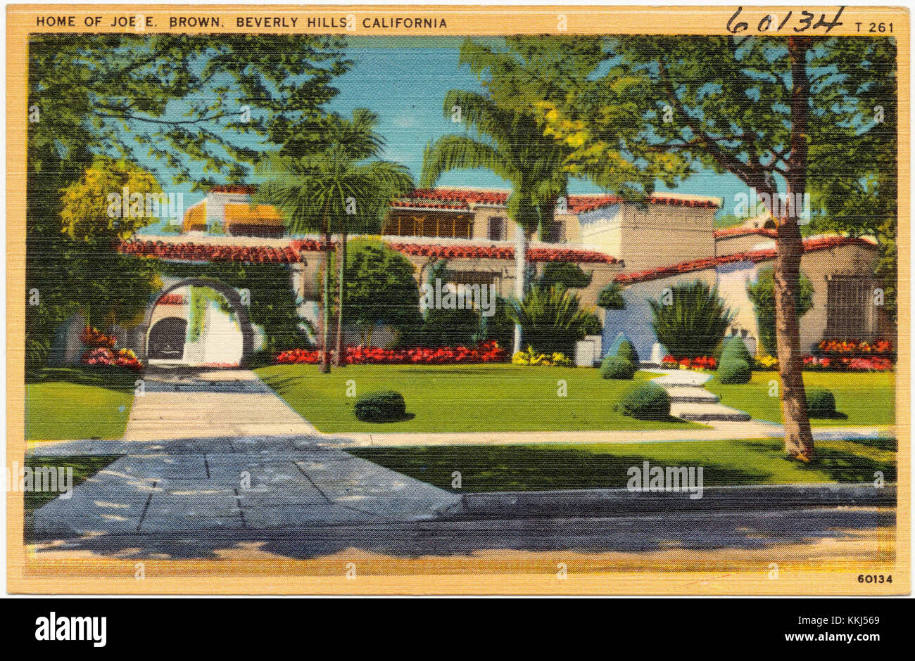 The home of Joe E. Brown, a famous American actor and comedian, was ...