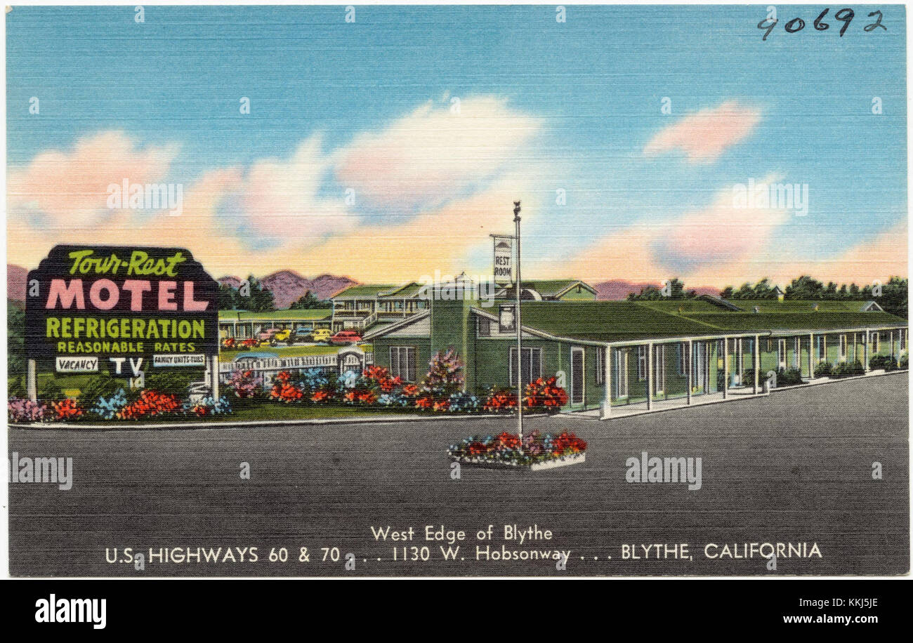 The Tour-Rest Motel, likely located in the United States, represents ...